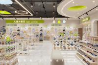 China BBC006 Customized Baby Store Shelves Fashion-Forward Beanie Baby Display Case for Mom & Baby Shop Interior Design for sale