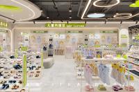 China BBC006 Customized Baby Store Shelves Fashion-Forward Beanie Baby Display Case for Mom & Baby Shop Interior Design for sale