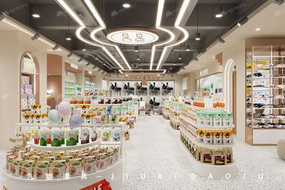 China BBC002 Fashion-forward baby diaper rack display Luxury Shop Showcase Baby Store Design shelves for baby shop for sale