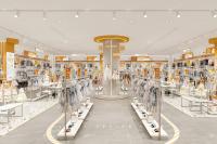 China BBC015 Retail Baby Shop Shelves Baby Clothes Shop Decoration for Maternity Store Furniture for sale