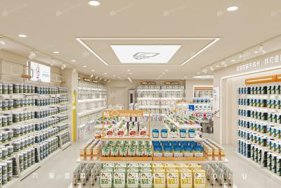 China BBC017 Fashionable Shop Showcase Baby Clothing Display Baby Store Shelves For Maternity Shop Decoration for sale