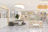 China BBC022 Eco-Friendly Baby Clothing Display Rack Baby Shop Decoration for Branding Shop Design for sale