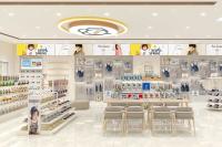 China BBC026 Korean Sweet Style Baby Shop Design Fashion-Forward Store Furniture Display Racks for Baby Store for sale