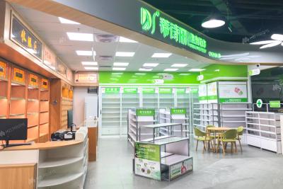 China 02-DYJYS001 Multi-Functional Display Showcase Pharmacy Stand Space-Saving Shop Design for Pharmacy Furniture for sale
