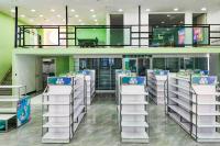 China 02-DYJYS003 Medicine Shop Display Eco-Friendly Display Showcase Pharmacy Shelves for Pharmacy Shop Interior Design for sale