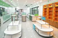 China 02-DYJYS004 Branded Store Design Display Pharmacy Customized Display Rack for Pharmacy Shelf Design for sale