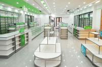 China 02-DYJYS004 Branded Store Design Display Pharmacy Customized Display Rack for Pharmacy Shelf Design for sale