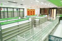 China 02-DYJYS004 Branded Store Design Display Pharmacy Customized Display Rack for Pharmacy Shelf Design for sale
