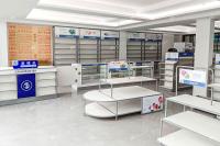 China 02-DYJYS006 Pharmacy Counter Pharmacy Medicine Shelf Branded Store Design Display for Drugstore Store Furniture for sale