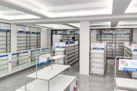China 02-DYJYS006 Pharmacy Counter Pharmacy Medicine Shelf Branded Store Design Display for Drugstore Store Furniture for sale