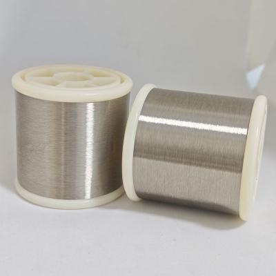 China 0.025mm CuNi44 CuNi23 Copper Nickel Fine CuNi Wire For Heat Resistant Elements for sale