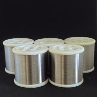 China NiCu Nickel Copper Wire Alloy Wires Ultra Fine Monel 400 K500  0.08mm  For Mesh for sale
