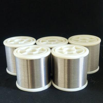 China Solderable 0.03mm CuNi Heating Ultra Thin CuNi Wire For Precision Resistors for sale