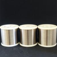 China Solderable 0.03mm CuNi Heating Ultra Thin CuNi Wire For Precision Resistors for sale