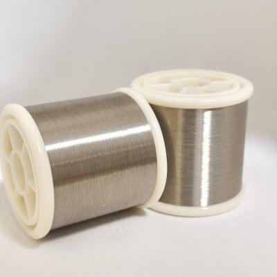 China 0.01mm SUS304 SUS304L SUS316L Micro Ultra Thin Stainless Steel Wire Grade for sale