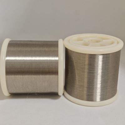 China High Performance Ni80Cr20 Ni90Cr10 Nichrome Round Wire For Heating Resistance for sale