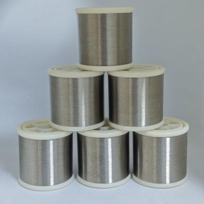 China 0.01mm 0.018mm 0.025mm Nichrome 8020 NiCr8020 Nickel Alloy Resistance Wire For Heat for sale