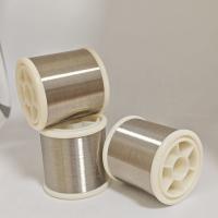 China High Resistivity Ni80Cr20 Ultra Thin Nichrome Wire For Different Operating Temperature for sale