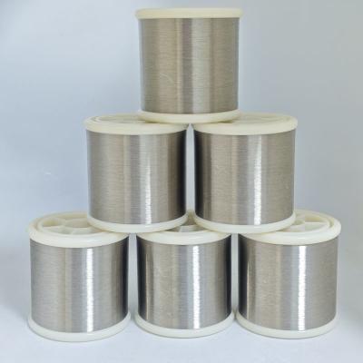 China Ni90 Nichrome 90 Nickel Alloy Nichrome Heating Wire 36 38 40 Gauge Micro for sale