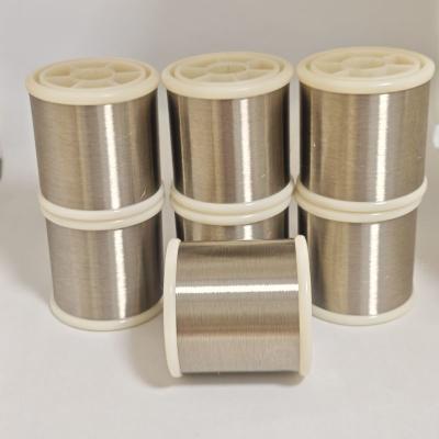 China High Temperature Ultra Thin Stainless Steel Wire SS304 316 Micro Thin Gauge  For Filter Screen for sale