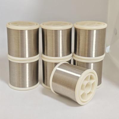 China 60 Awg Nichrome Wire Guage Chrome Ni90 Nichrome 80 Wire Resistance Wire For Heater for sale