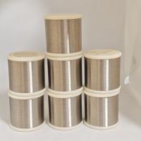 China Super Thin Ni80Cr20 Cr10Ni90 0.02mm 0.03mm Nickel Chrome Wire For Wire Mesh for sale