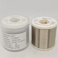 China Corrosion Resistant Pure 0.025mm Nickel Wire DKRNT NP1 Nickel Iron For Battery Tab for sale