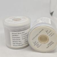 China Bright Nickel Wire 0.025  Ni200 UNS N02200 N02201 Nickel Cable 99.9% For Electronic Battery for sale