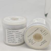 China 99.4% 99.9% Ultra Thin Nickel Wire N4 N6 NP1 NP2 0.025 Mm Nickel Wire For Mesh for sale