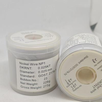 China 99.98% 99.99% Nickel 200 201 Wire Ultra Thin Pure For Battery Pack for sale