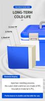China Phefon Brand CE Qualified Medical Cooler Box Cooling Duration Up To 24 Hours For Medical Sample Cold Chain Preservation for sale