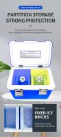 China Portable Passive Medical Cooler Box Use Ice Pack Cooling Method In  Ensuring Safe Medical Product Cold Chain Storage OEM& ODM Support for sale