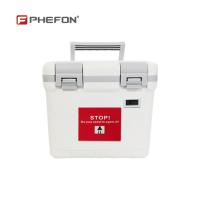 China Phefon 6L White Hard Cooler Ice Cool Box With Shoulder Strap Design Eco-Friendly for sale