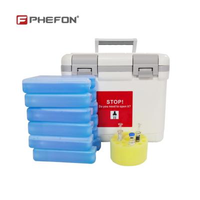 China White Cold Chain Transport Box 6L 10L Ice Box For Medicine for sale