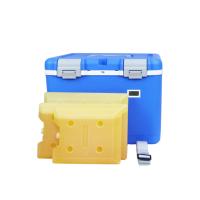 China 2-8°C Temperature Range Medical Cooler Box with PU Insulation Material Impact-resistant and Corrosion-resistant for Vaccine Transport for sale