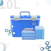 China Hot Sale Portable Cooler Box Different Capacity Cold Chain Transport Box With Temperature Display for sale