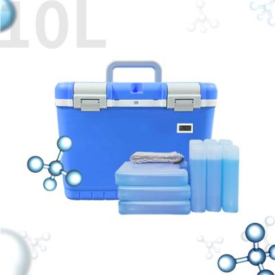 China Hot Sale Portable Cooler Box Different Capacity Cold Chain Transport Box With Temperature Display for sale