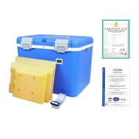 China Medical Cooler Box FS10L Featuring Lockable Lid Secure Sealing Ensuring Protection for Medical Samples and Vaccines for sale