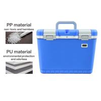 China Temperature Display Optional Select Ice Medication Cold Box 2.5kg Thermal Carrier for Pharmaceutical Cold Chain Management for sale