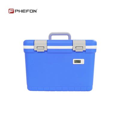 China Medical Cooler Box With Temperature Display  Phefon Brand For Safe Medicine Transport for sale