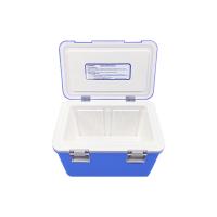 China Medical Cooler Box with 12 Liters Capacity and 2°C to +8°C Temperature Range for Shock Proof Vaccine Transport for sale