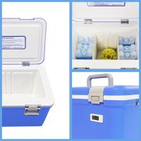 China Shock Proof And Impact-resistant CE Certified Medical Cooler Box With Supply One Set Ice Packs For Cold Chain Storage for sale