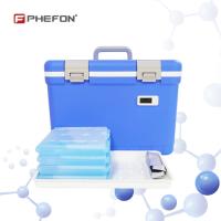 China PU Foam Insulation Portable 12L Medical Cooler Box with CE ISO Certifications for sale