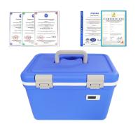 China Shock Proof And Impact-resistant CE Certified Medical Cooler Box With Supply One Set Ice Packs For Cold Chain Storage for sale