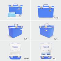 China OEM ODM Support Medical Cooler Box With Ice Packs With Thicker Insulation Material Ensuring Cold Chain Maintenance for sale