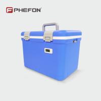 China Portable Vaccine Cooler Carrier Box, Insulated Thermal Storage Case with Digital Temperature Display, 2‑8°C Constant Temperature Container for Biological Specimens, Test Samples, Reagents for Medical for sale