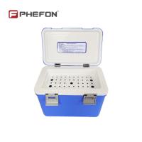 China Medical Cold Chain Cooler Box, Portable Isothermal Transport Case With Temperature Recorder, 2‑8°C Constant Temperature Carrier For Vaccines, Pharmaceutical Drugs, Lab Specimens And Reagents For Hospi for sale