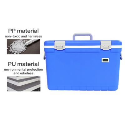 China OEM ODM Support Portable Blood Specimen Cold Chain Cooler Box  Medical Cold Box For Temperature Maintenance for sale