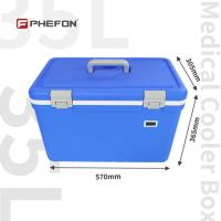 China Portable Medical Cooler Box Model 35L Includes Ice Pack Supply One Set Ideal For Medical Cooling for sale