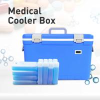 China Insulated cooler box with ice packs support customize made to withstand harsh conditions while preserving product freshness for sale